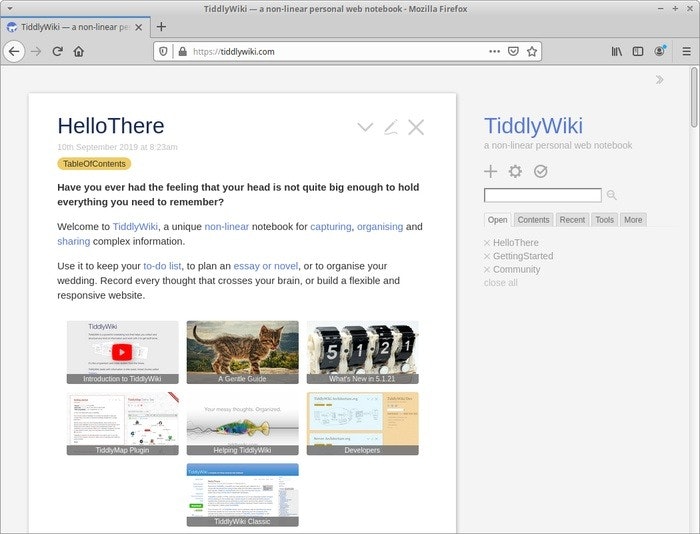 tiddlywiki | YourStack