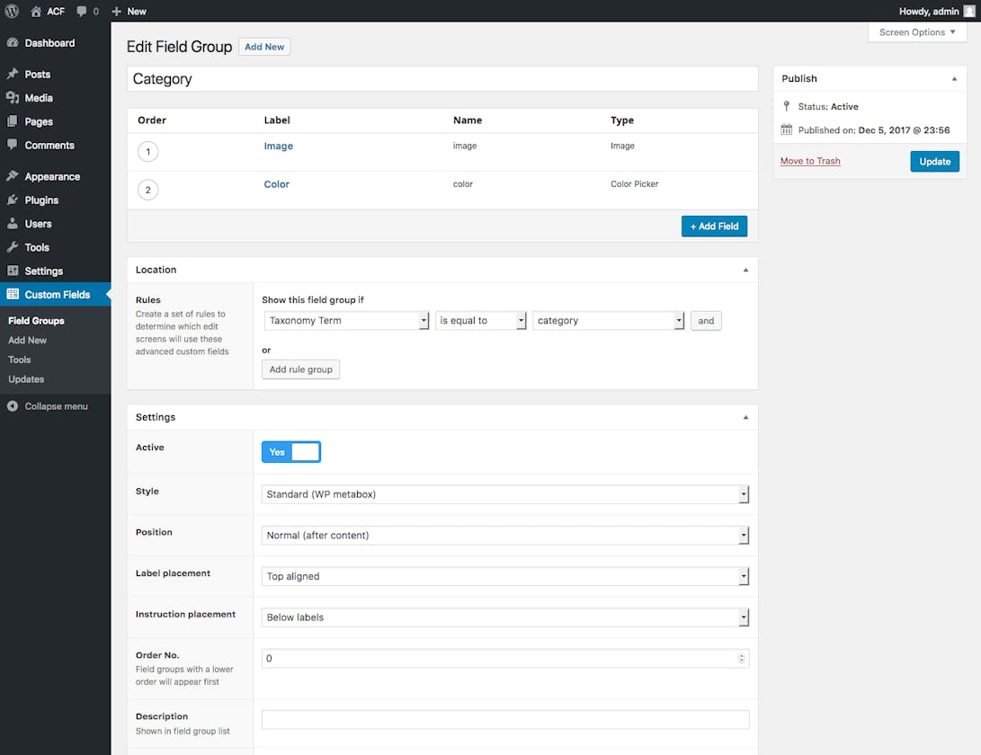 Advanced Custom Fields Acf Yourstack